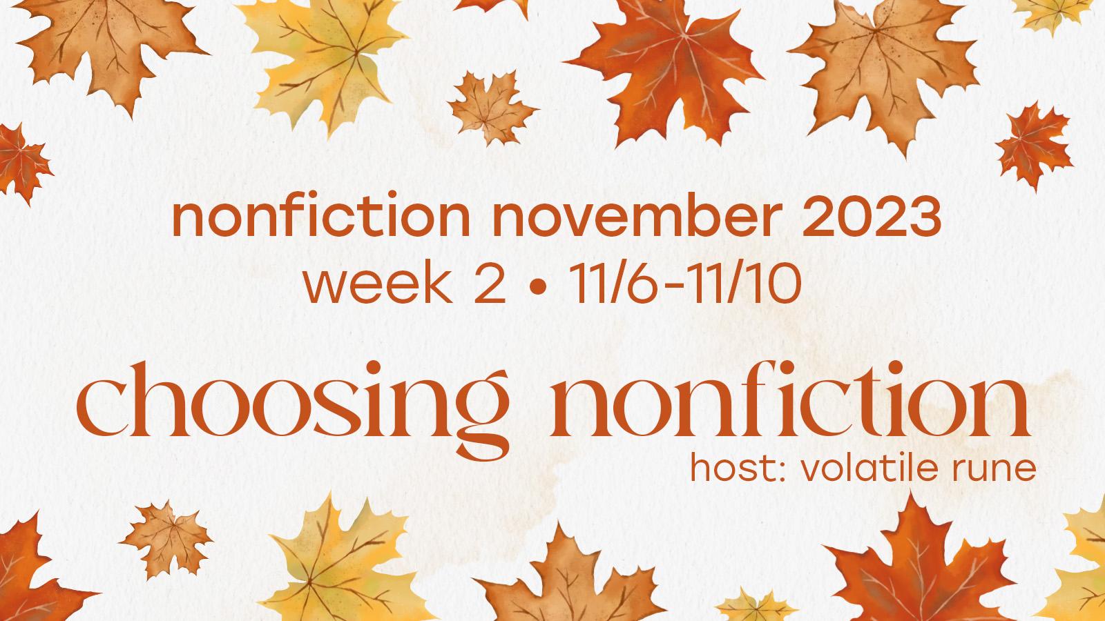Nonfiction November Week 2 – Based On A True Story